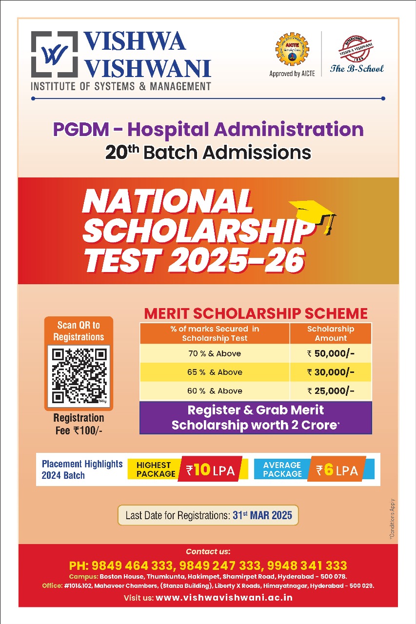 Top PGDM College In Hyderabad | Best PGDM College In India | VVISM